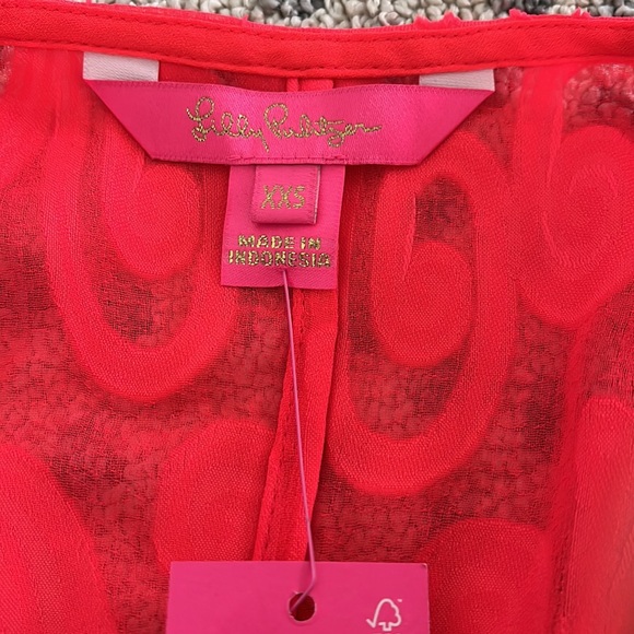 Lilly Pulitzer | Swim | Lilly Pulitzer Beach Motley Coverup Spicy Coral ...